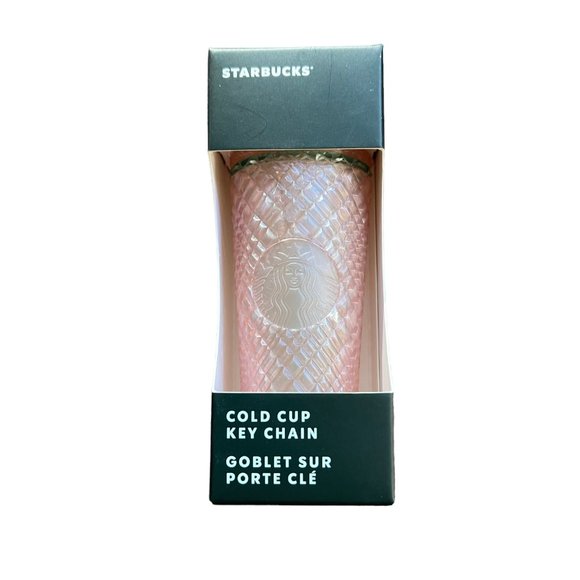 Starbucks | Accessories | Starbucks Mini Cold Cup Keychain Jeweled Pink ...